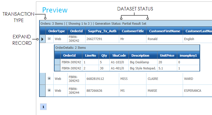 Preview area | IMan User Guide | Realisable