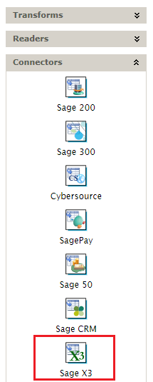 Connector Mapping | Sage X3 User Guide | Realisable