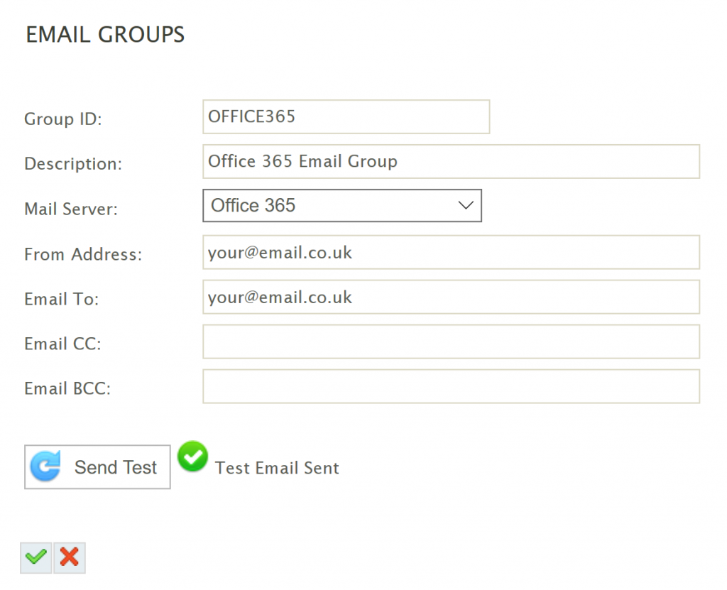 Configuring SMTP for Office365 | Realisable
