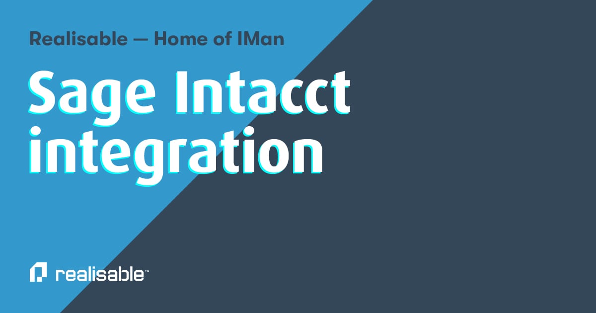 Sage Intacct Integration For Accounting And Finance Iman Realisable