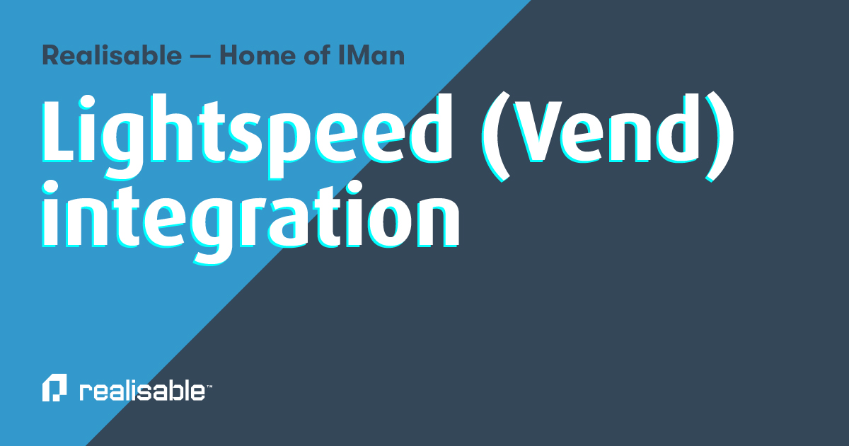 Lightspeed Integration | IMan Payment Processor Connectors | Realisable